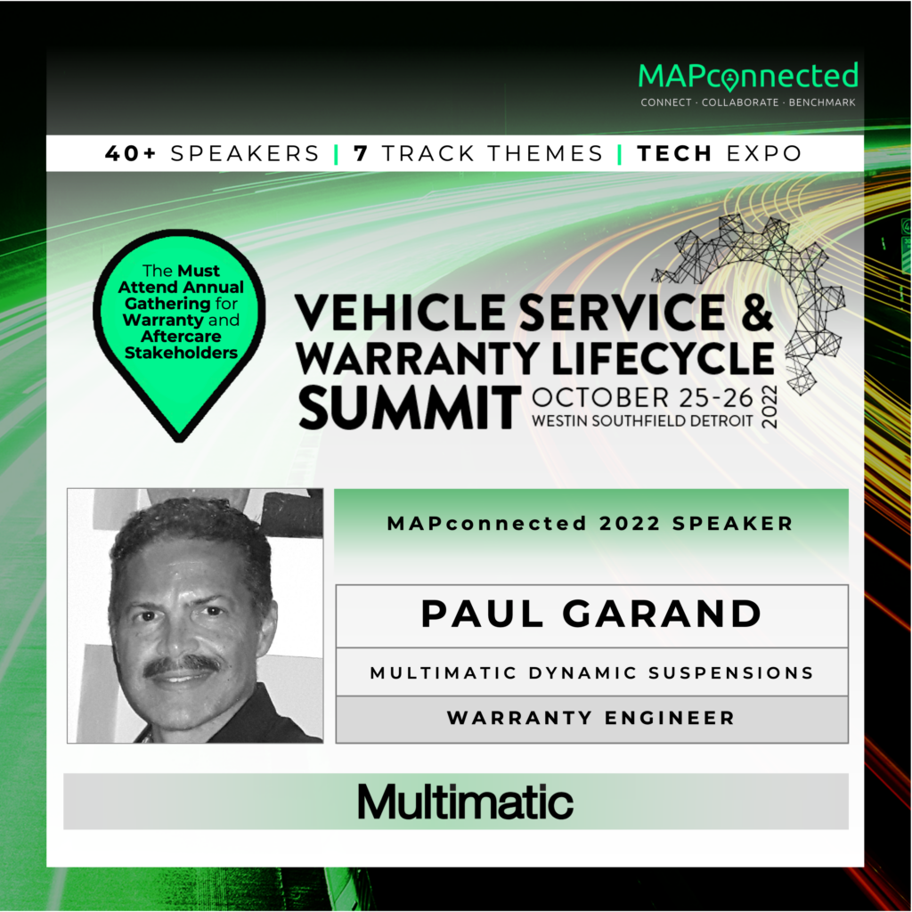 Meet PAUL GARAND, Warranty Engineer - MULTIMATIC DYNAMIC SUSPENSIONS ...