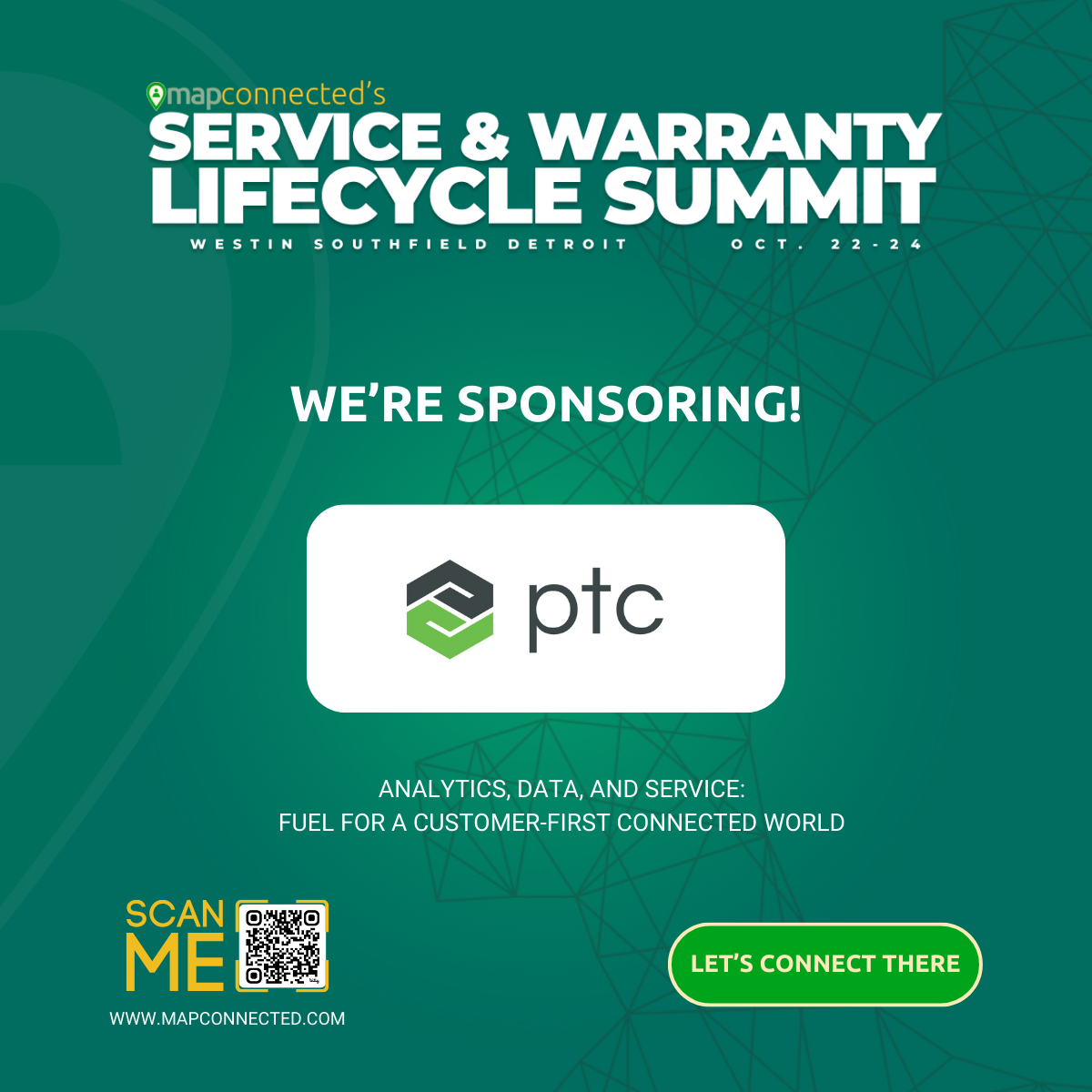 We’re Sponsoring! PTC Warranty – MAPconnected 2024 - MAPconnected