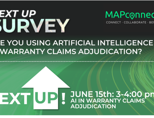 Next up! Using AI In Warranty Claims Adjudication Round Robin - MAPconnected Membership Network