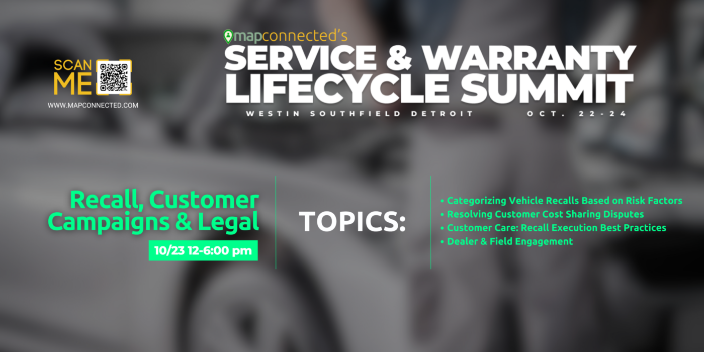 New! Recall, Customer Campaigns & Legal Roundtable - MAPconnected